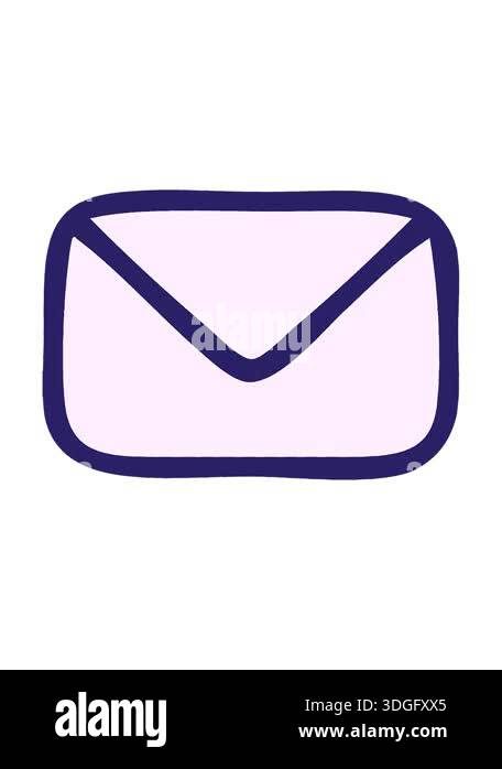 pixelize effect animation of comic book style paper envelope Stock ...