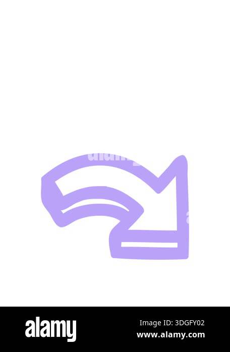 stretching up animation of direction arrow symbol design Stock Video ...