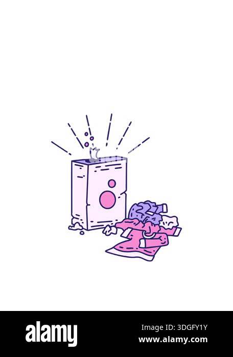 rise and float animation of illustration of a traditional tattoo style ...