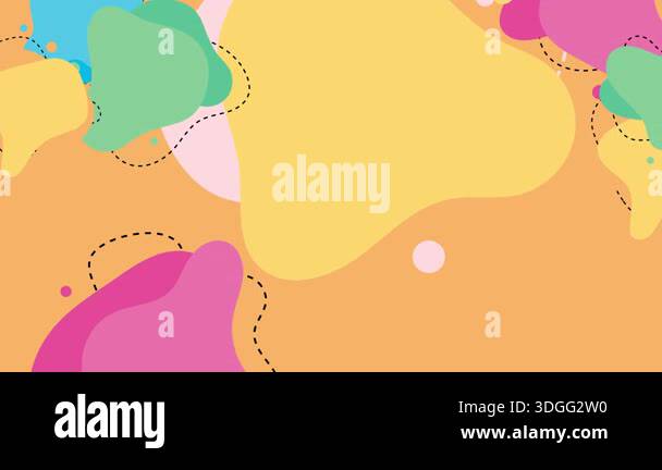 Green Pink Feminine Abstract Shape Video Background is a soft, stylish ...