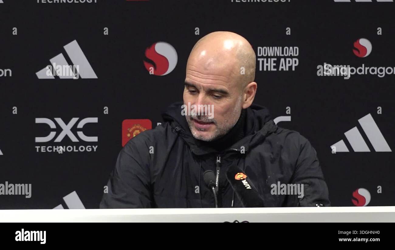 The better team won, says Pep Guardiola as Manchester United win local ...