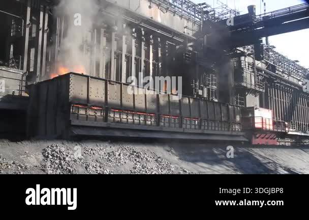 Coke making plant in the Uk whilst still operating. Producing high ...