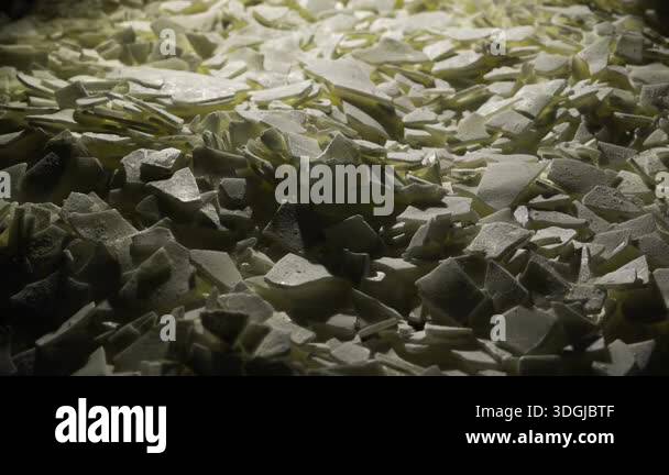 Light on soy wax flakes in slow motion. Step by step handmade candle ...