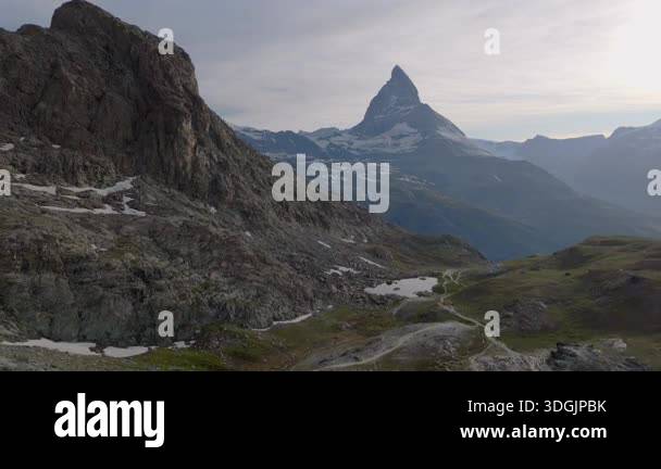 Landscape Natural Scenery of Matterhorn Mountain Peak. Scenics Nature ...