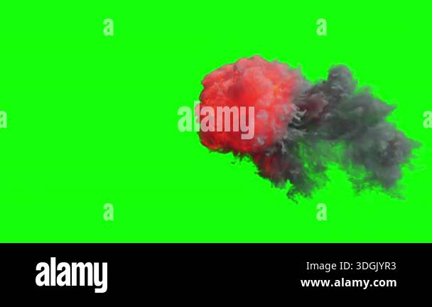 Big fire ball explosion with lots of smoke Stock Video Footage - Alamy