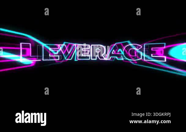 Concept Word Leverage Reveal with Stroke Kinetic Typography Text ...