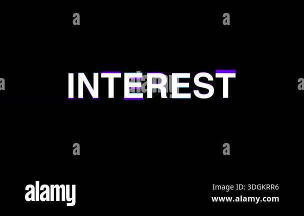 Concept Word Interest Smooth Bouncing Echo Effect Kinetic Typography ...