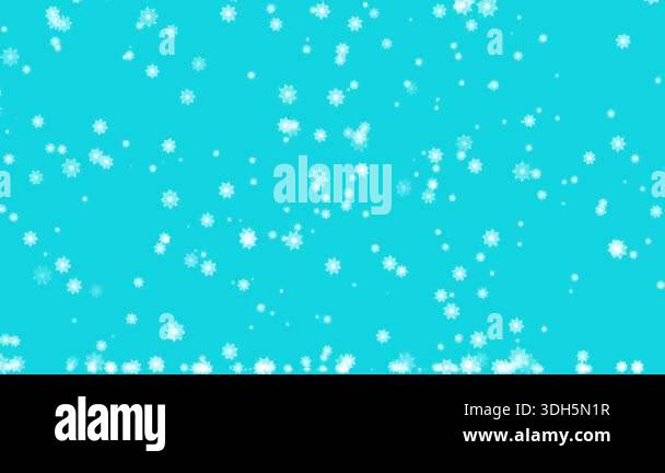 Falling Snow Background Animation Winter Scene Stock Video Footage - Alamy
