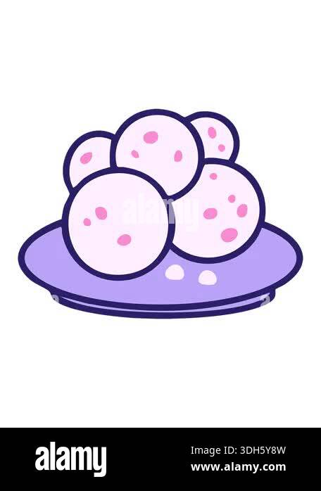 pixelize effect animation of pao de queijo brazillian cheese bread on ...