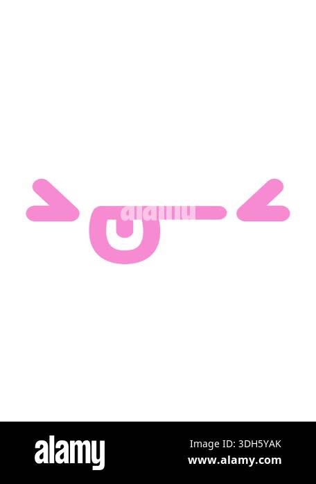 bobbing motion animation of mean angry face icon Stock Video Footage ...