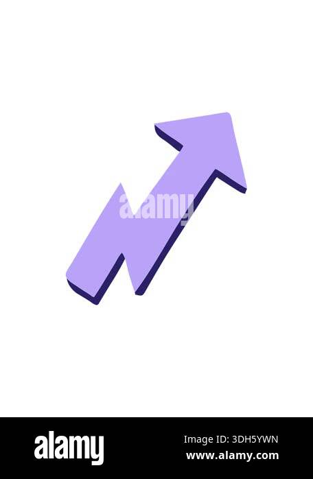sales flash animation of hand drawn element of a pointing arrow Stock ...