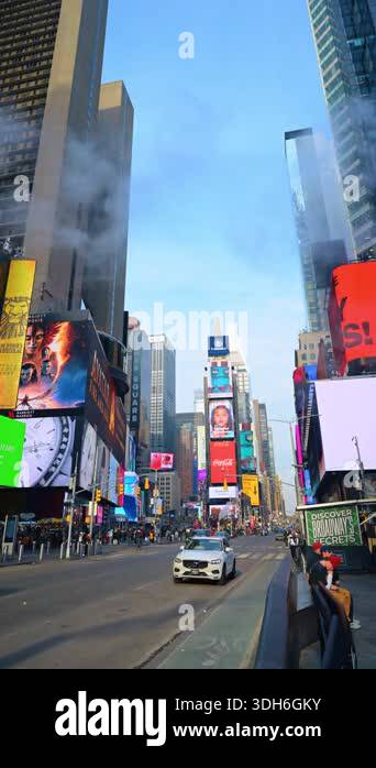 New York, USA, 28 December 2025: Vapor rises over the highway with cars ...