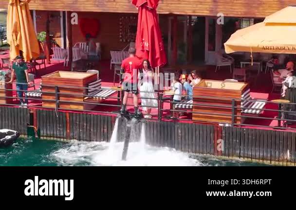 Summer recreation flyboarding water Stock Videos & Footage - HD and 4K ...