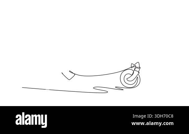 Self drawing animation single line draw detailed modern agricultural ...