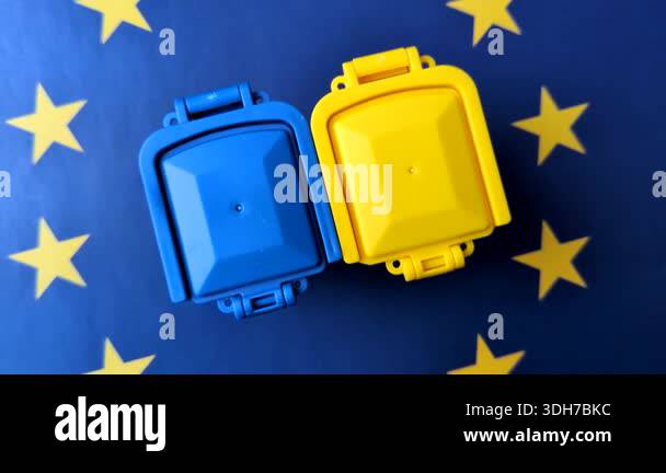 Bins for trash or garbage, a conceptual background for selective and ...