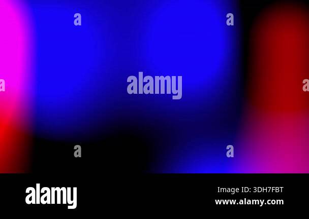 Red blue light leak abstract animation on black background. Soft red ...