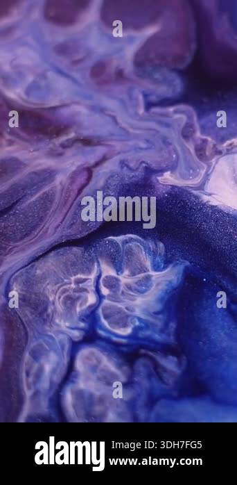 Vertical video. Glitter mix. Abstract art. Blur purple blue maroon ...