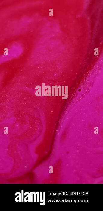Vertical video. Glitter mix. Abstract art. Blur pink red crimson color ...
