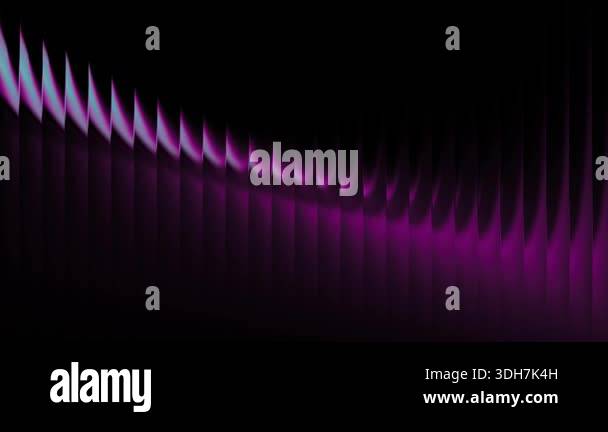 Dark purple glass gradient, abstract glossy glass waves with deep ...