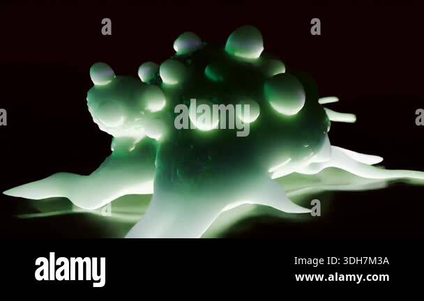 Bladder Cancer Cell - 3D Medical Visualization of Malignancy Stock ...