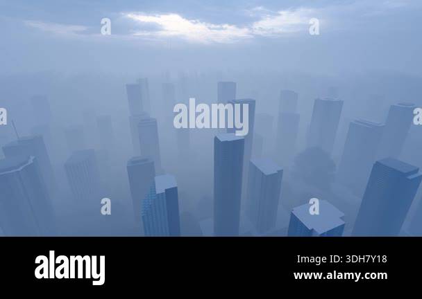 Serious air pollution in cities Stock Video Footage - Alamy