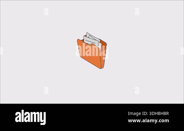 folder holding important documents, showcasing organization skills in a ...