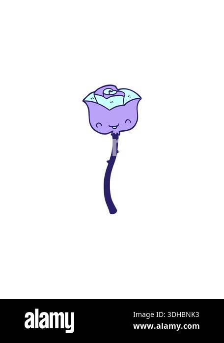 sales flash animation of cartoon rose drawing Stock Video Footage - Alamy