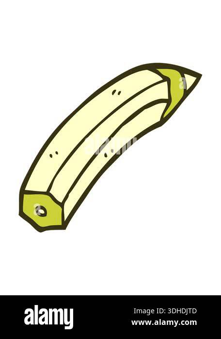 changing color animation of cartoon doodle of a coloring pencil Stock ...