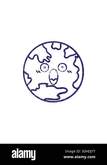 sales flash animation of Earth planet Charcoal Drawing Stock Video ...