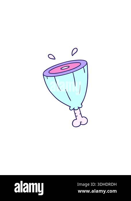 sales flash animation of cartoon doodle of a joint of ham Stock Video ...