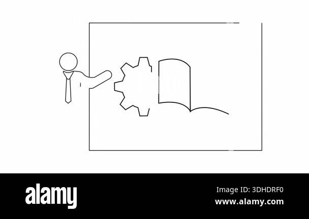 Outline drawing technical training presentation Stock Videos & Footage ...