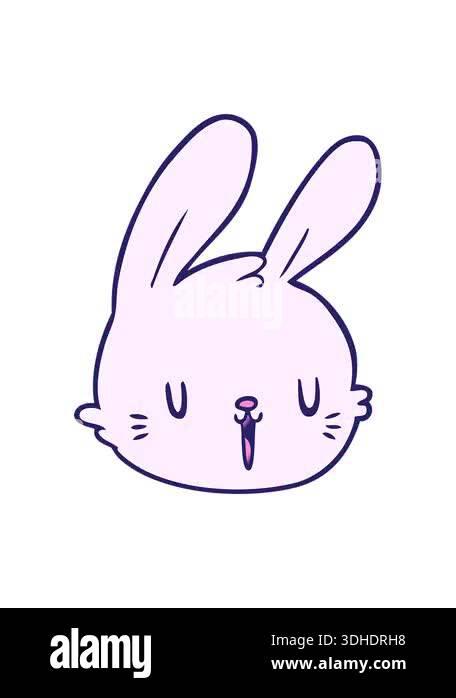 pixelize effect animation of rabbit face Stock Video Footage - Alamy