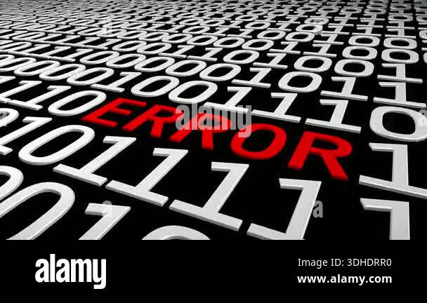 Digital binary code highlights important data issues needing attention ...