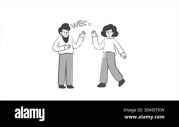 Idea 2D Animation MP4 File Stock Video Footage - Alamy
