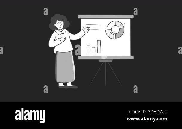Presentation 2D Graphic motion Animation alpha channel Stock Video ...