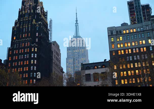 Empire state building from bryant Stock Videos & Footage - HD and 4K ...