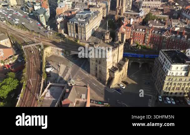Newcastle landmarks drone Stock Videos & Footage - HD and 4K Video ...