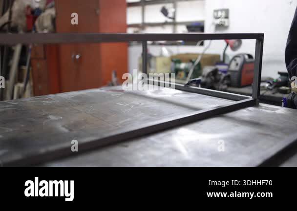 Industrial Metal Fabrication Steel Frame, DIY Welding Project ...