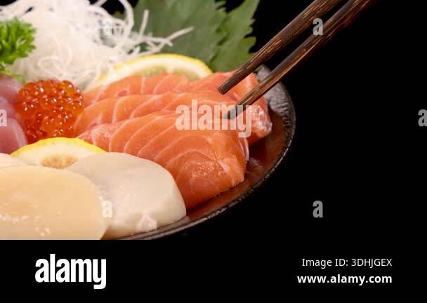 Set sashimi on daikon Stock Videos & Footage - HD and 4K Video Clips ...