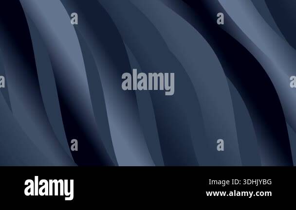 Abstract Dark Blue Wavy Background with Smooth Gradient Layers Stock ...