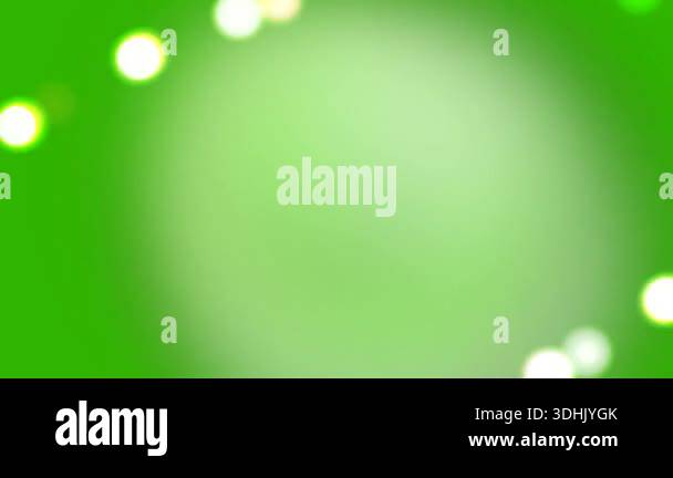 Abstract Green Bokeh Lights Background with Soft Glow Effect Stock ...