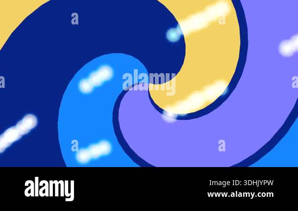 Colorful swirling shapes design element Stock Video Footage - Alamy