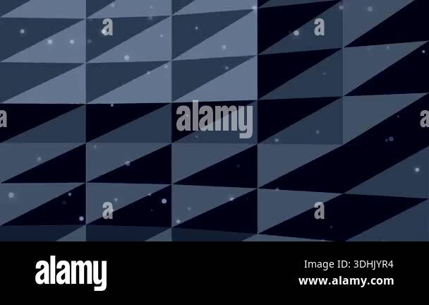 Geometric Pattern Dark Blue Triangles Stock Video Footage - Alamy