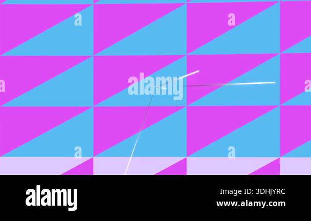 Geometric shapes in pink blue purple Stock Video Footage - Alamy