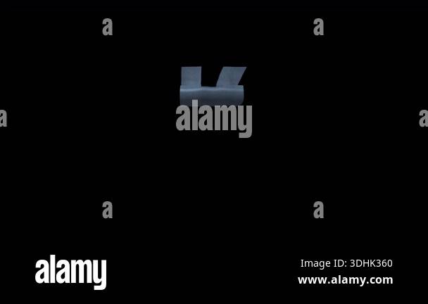 Scroll Letter. Rolling Letter. Transparent Background. Alpha Channel ...