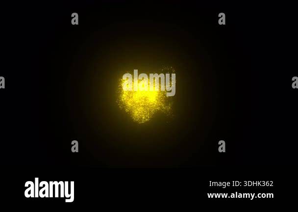 Magic Particle Loop Animation. Sci-fi Particles. Abstract Particles ...