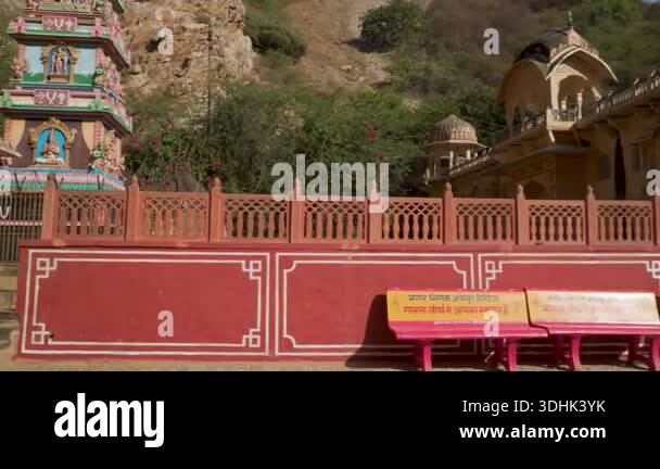 Dec28th2025 Jaipur Rajasthan India. Historic Galta Ji temple Jaipur ...