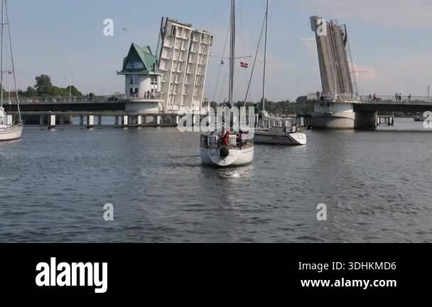 KAPPELN, GERMANY - May 19, 2024: Yachts and sailboats navigating ...