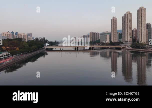 Bright Daylight Reflects Across Water Of Shing Mun River, Dec 27, 2025 ...