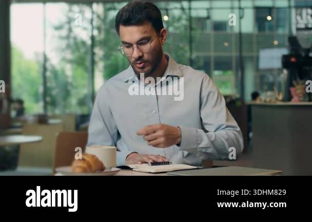 Arabian businessman creative Indian business man writing notes ideas ...